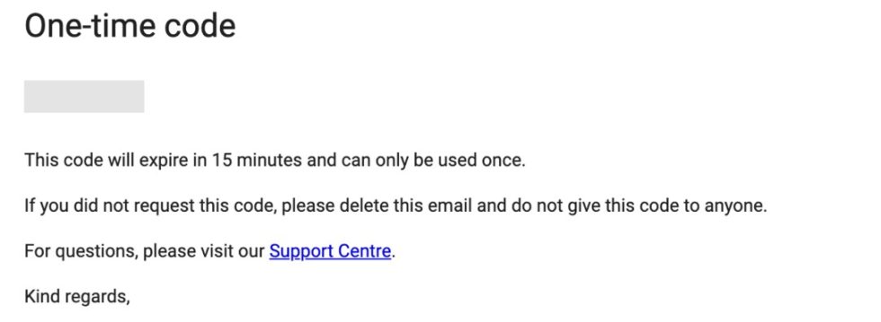 One-time codes: how to switch between a website and your inbox